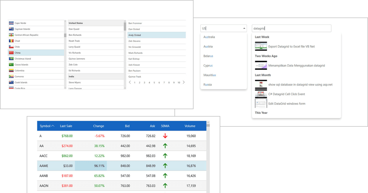 ComponentOne Studio Blazor Edition 2020 v1