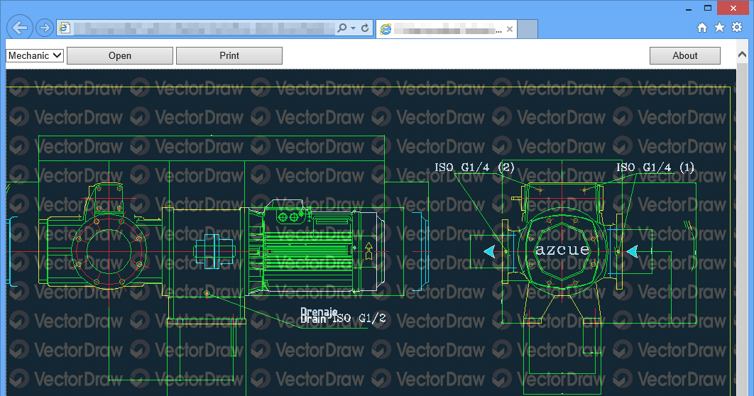 VectorDraw Web Library 8.8005.x