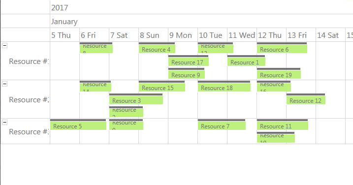 MindFusion.Scheduling for WPF V3.5