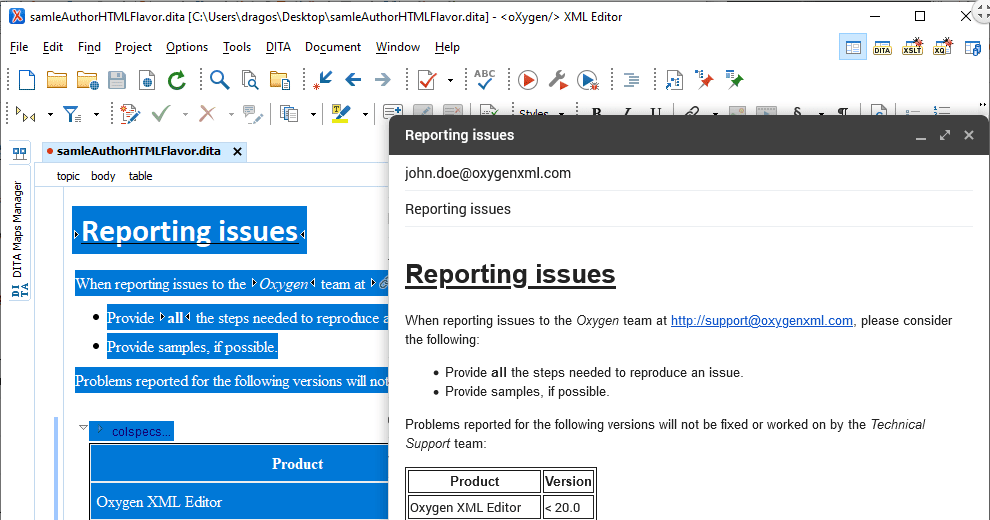 Oxygen XML Author Professional V22.1