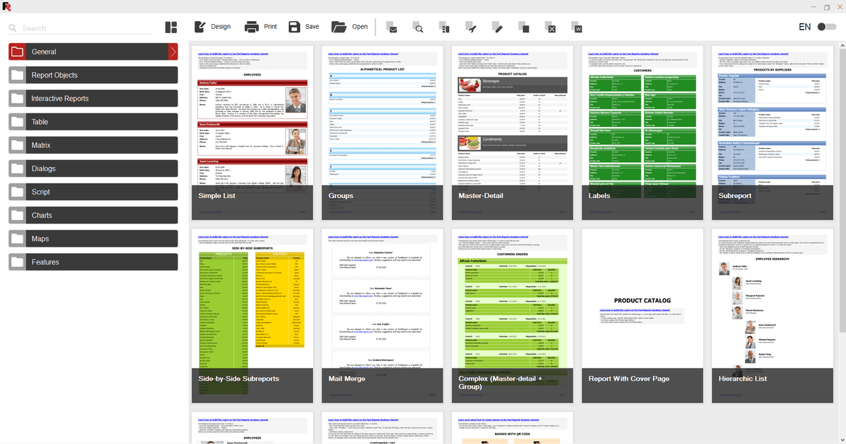 FastReport.Net WinForms + WebForms 2020.4.x