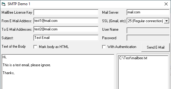 MailBee Objects SMTP v9.3