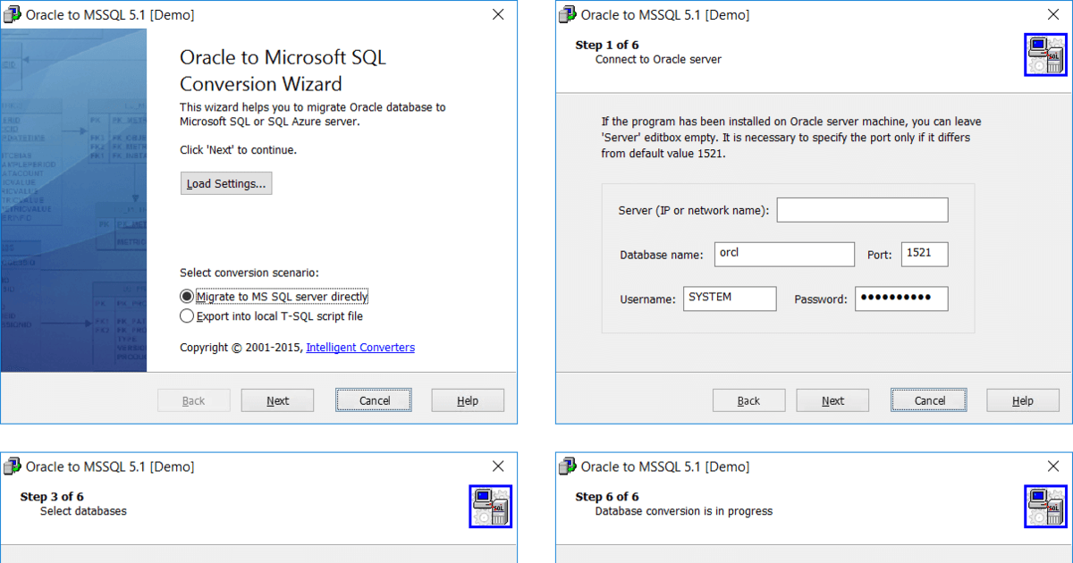 Oracle Migration Toolkit V55