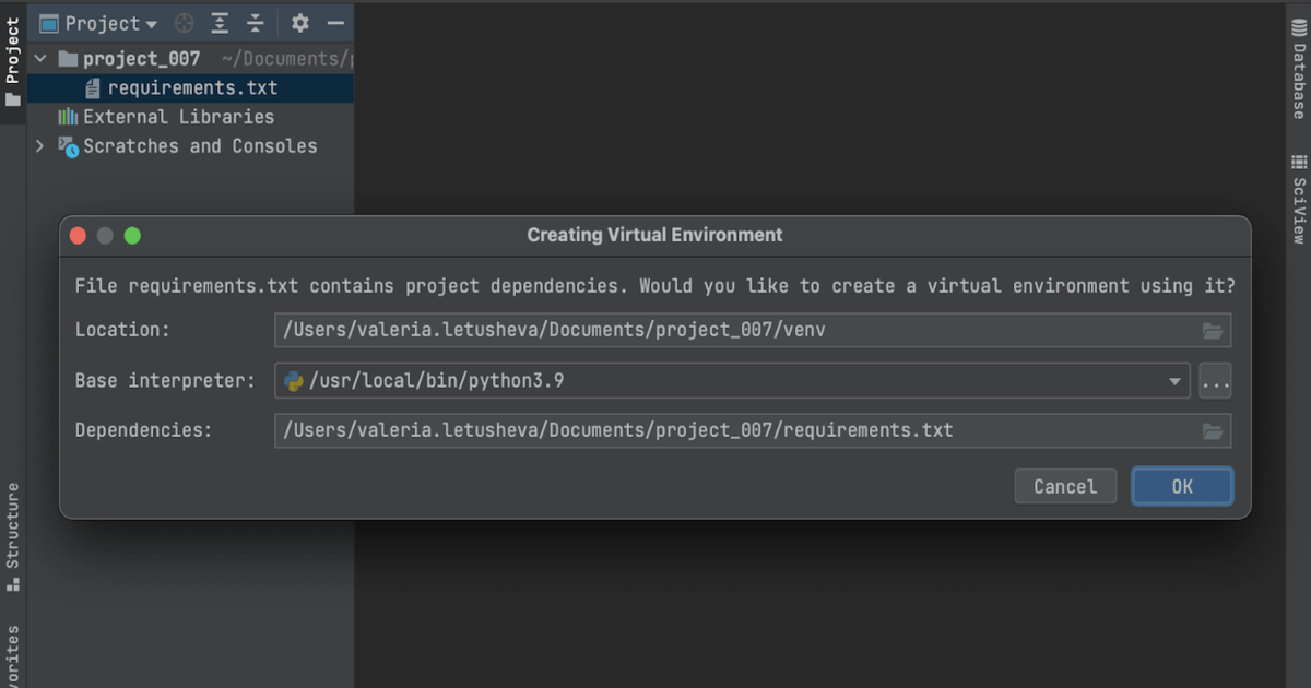 PyCharm 2020.3