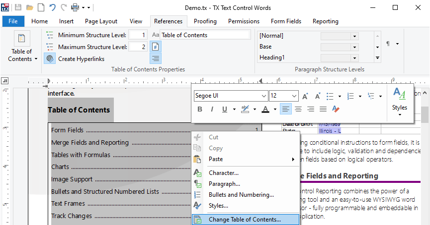TX Text Control .NET for WPF Enterprise X19