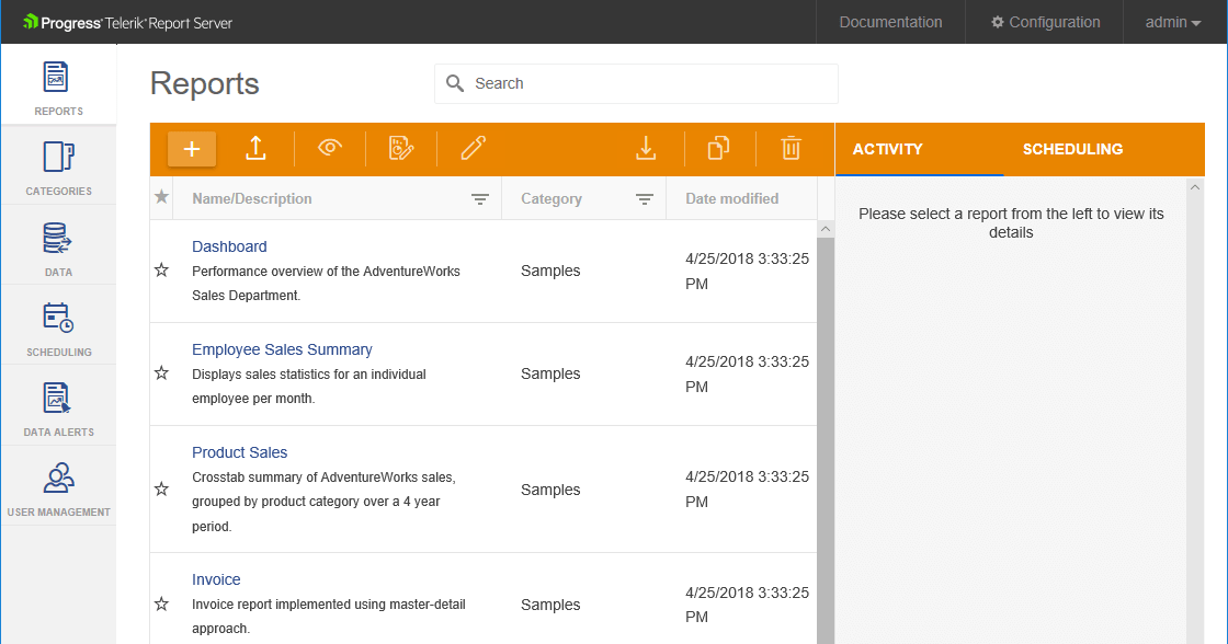 Telerik Report Server R1 2021 SP2