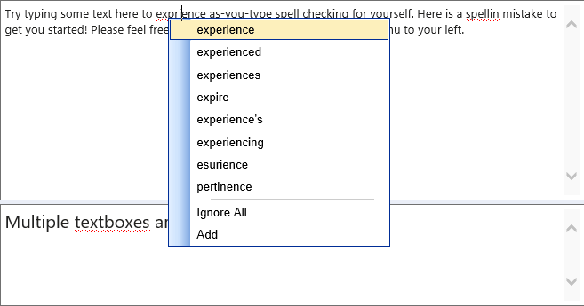 RapidSpell Web Java v5.3