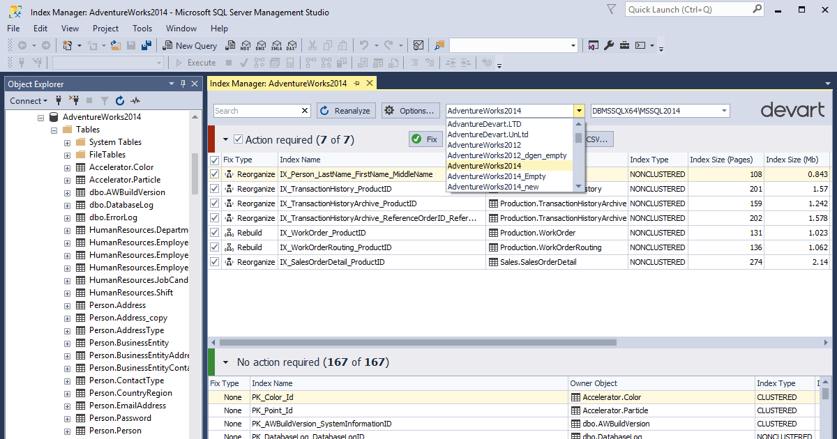 dbForge Index Manager V1.11.46