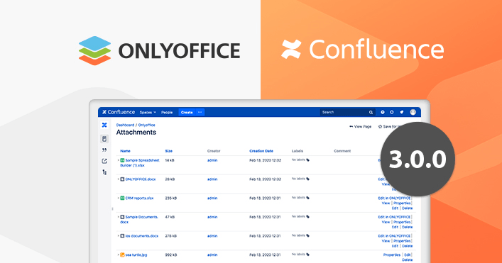ONLYOFFICE Docs Enterprise Edition with Confluence Connector updated
