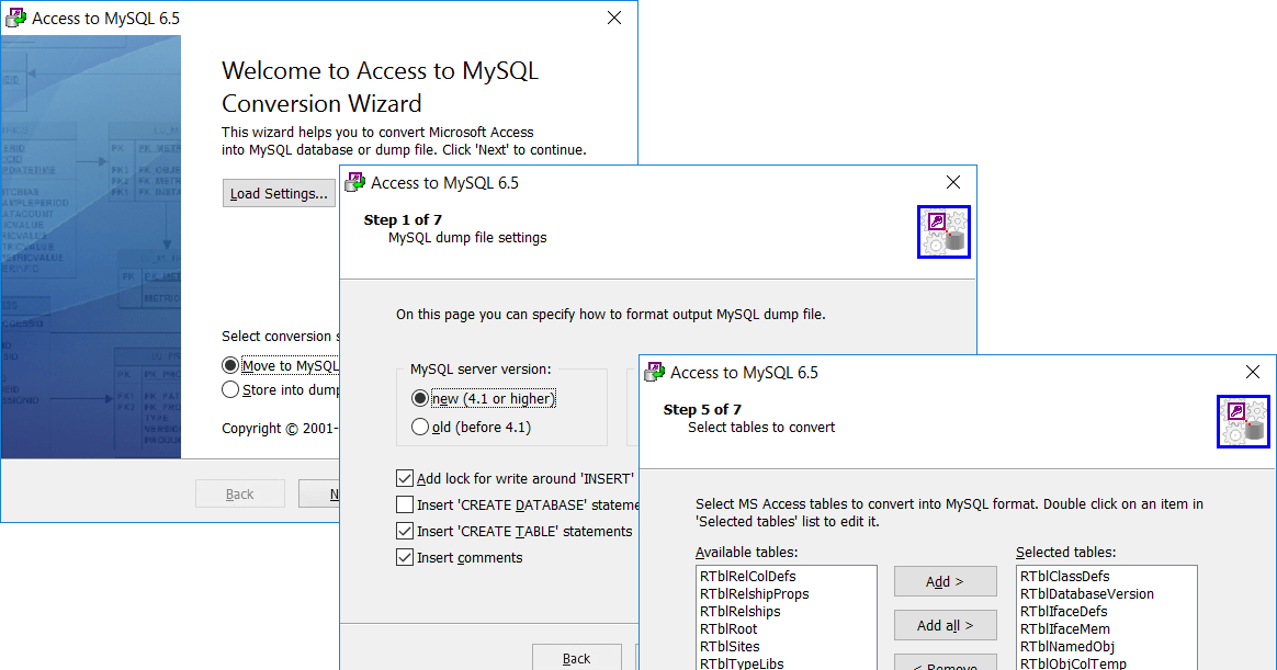 MySQL Migration Toolkit v8.1