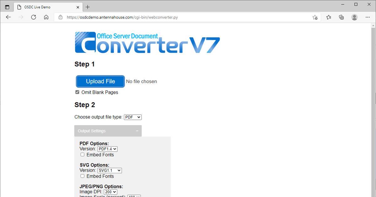 Office Server Document Converter (OSDC) v7.2 MR4