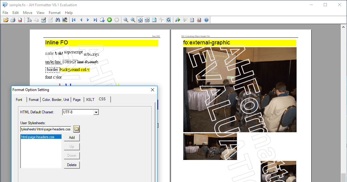 AH CSS Formatter Lite V7.2 R1