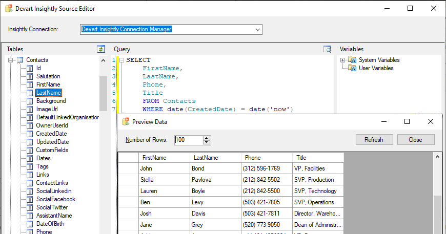Devart Ssis Data Flow Components For Insightly Crm Released
