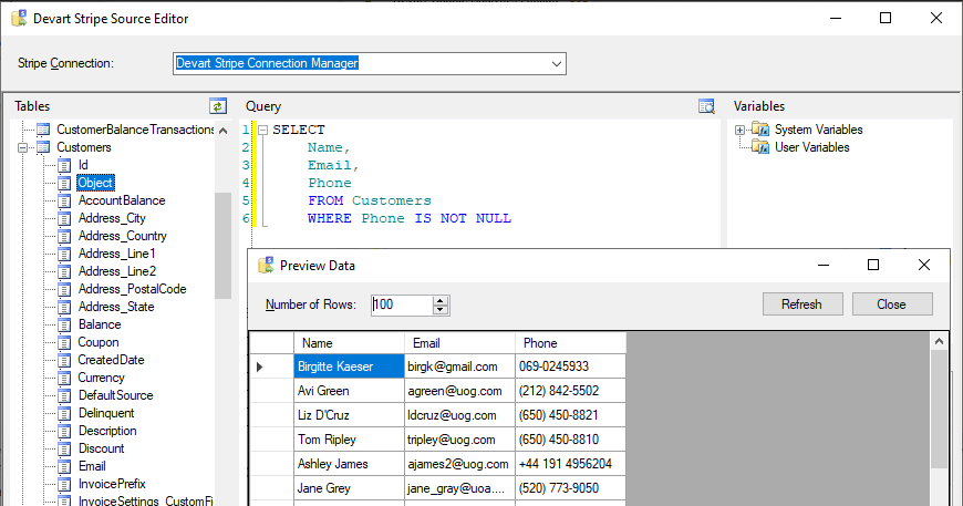 Devart SSIS Data Flow Components for Stripe released