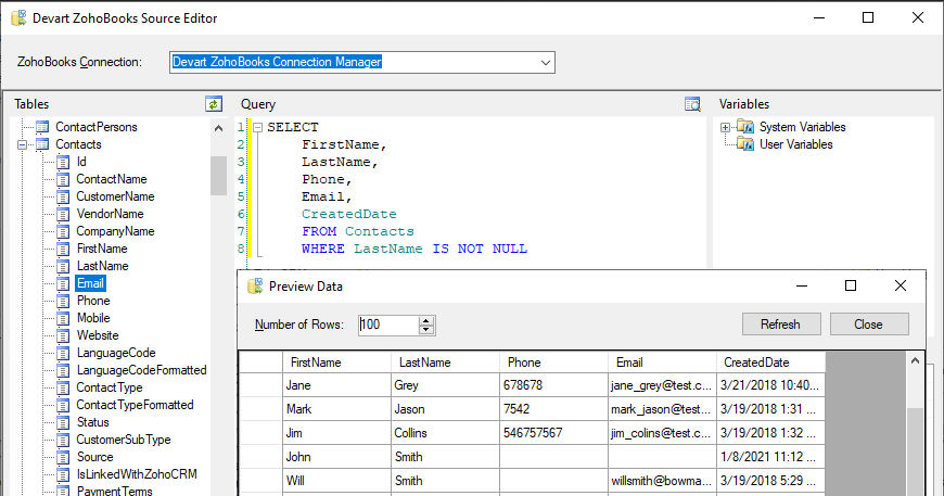 Devart SSIS Data Flow Components for Zoho Books released