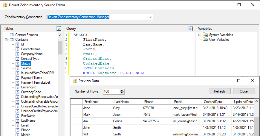 Devart Ssis Data Flow Components For Zoho Inventory Released