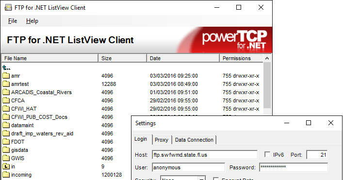 PowerTCP FTP for .NET V5.0.0.0