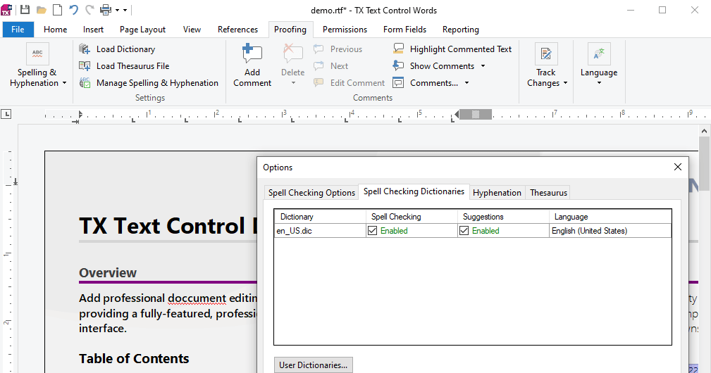 TX Spell .NET for WinForms and ASP.NET 9.0