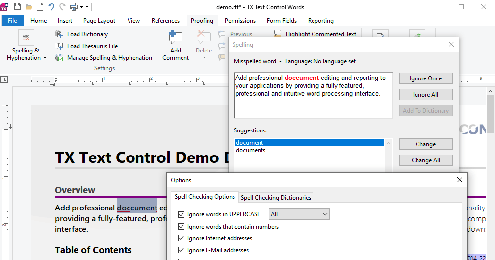 TX Spell .NET for WPF 9.0