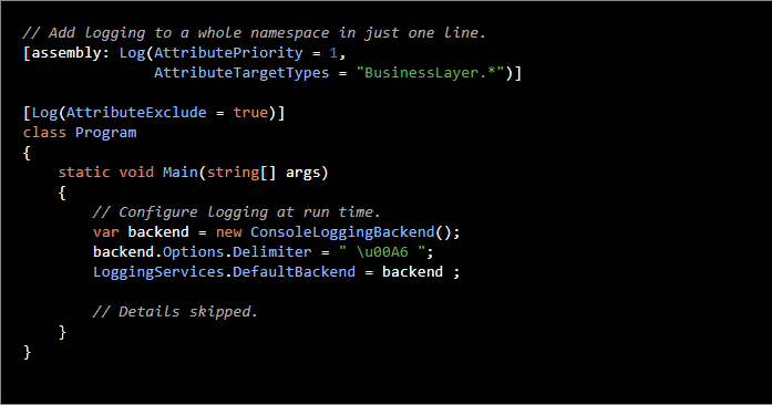 PostSharp Logging v6.10