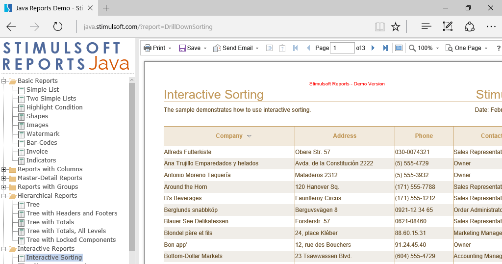 Stimulsoft Reports.Java 2022.1