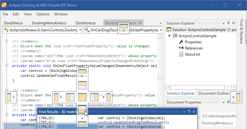 Actipro Docking & MDI for WPF 22.1.0