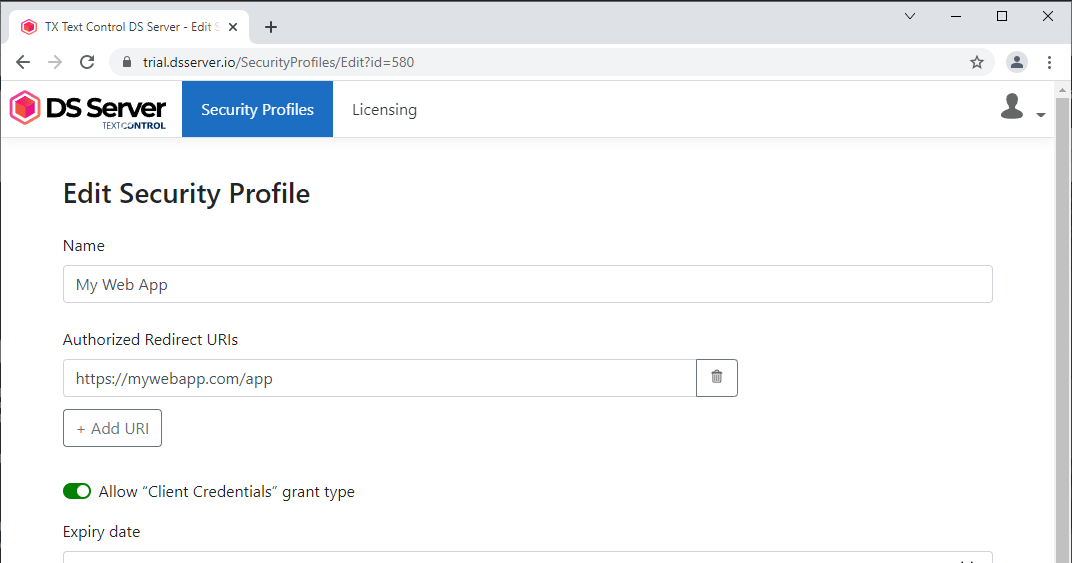Text Control DS Server 2.0
