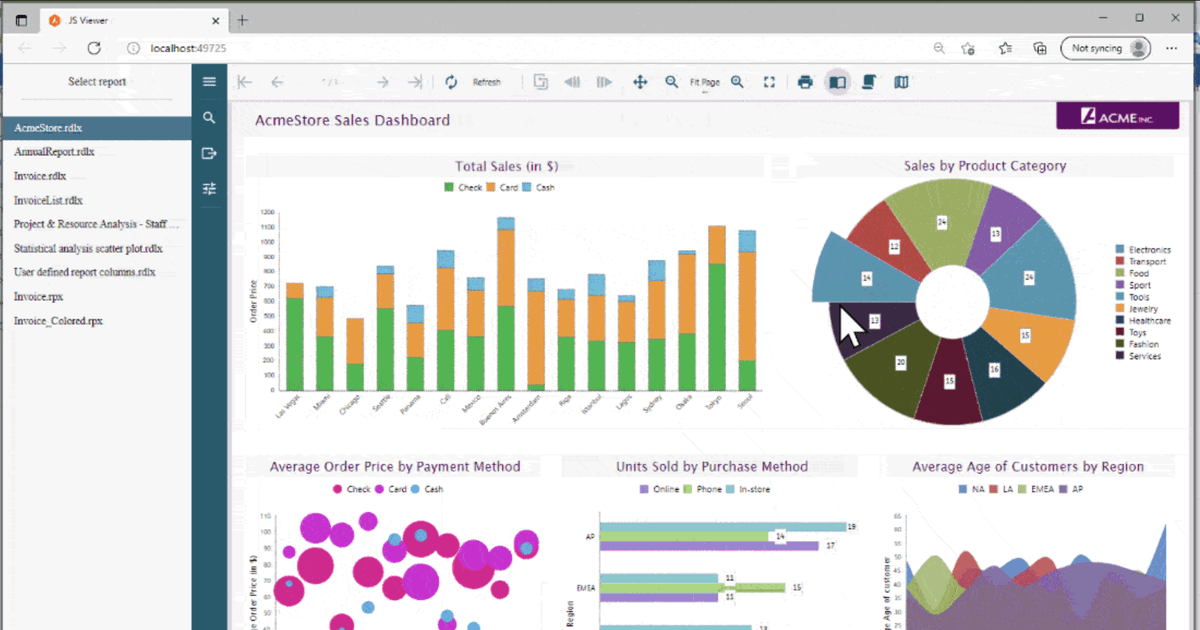 ActiveReports.NET 16