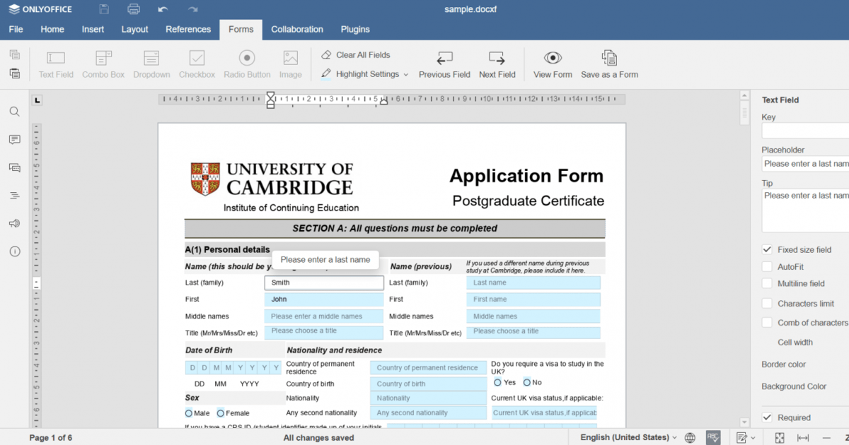ONLYOFFICE Docs Enterprise Edition with SharePoint Connector v7.0