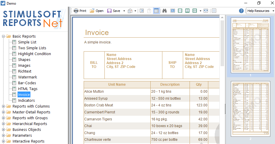 Stimulsoft Reports.Net 2022.1.5