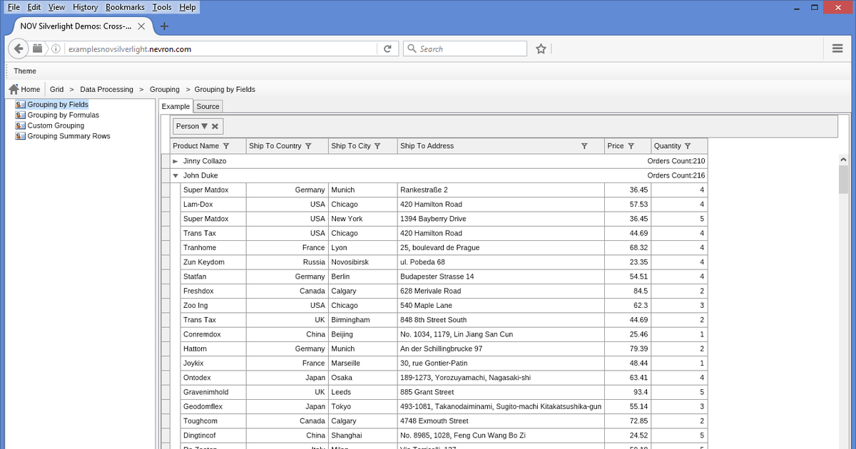 NOV Grid for .NET 2022.1
