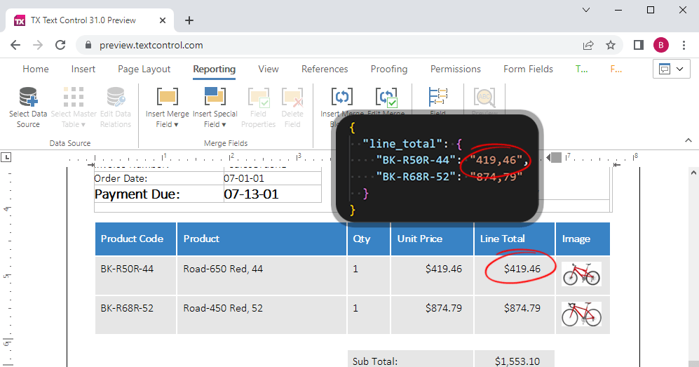 TX Text Control .NET for WPF 31.0