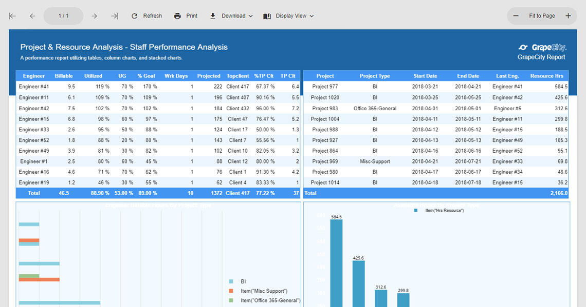 GrapeCity Blog - How to Add a React Report Viewer to Your Web Application