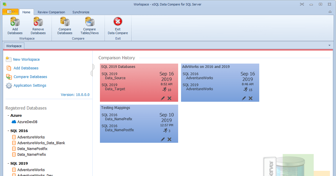 xSQL Software Data Compare for SQL Server v12.0.0.0
