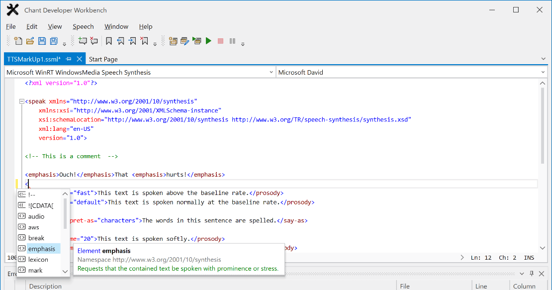 Chant VoiceMarkupKitのアップデート