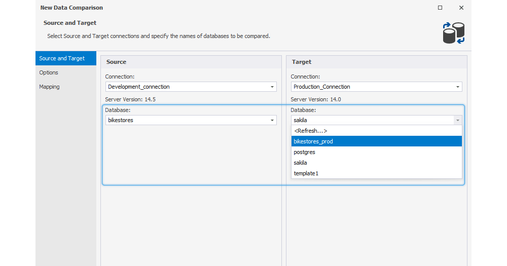 dbForge Data Compare for PostgreSQL V4.0.472