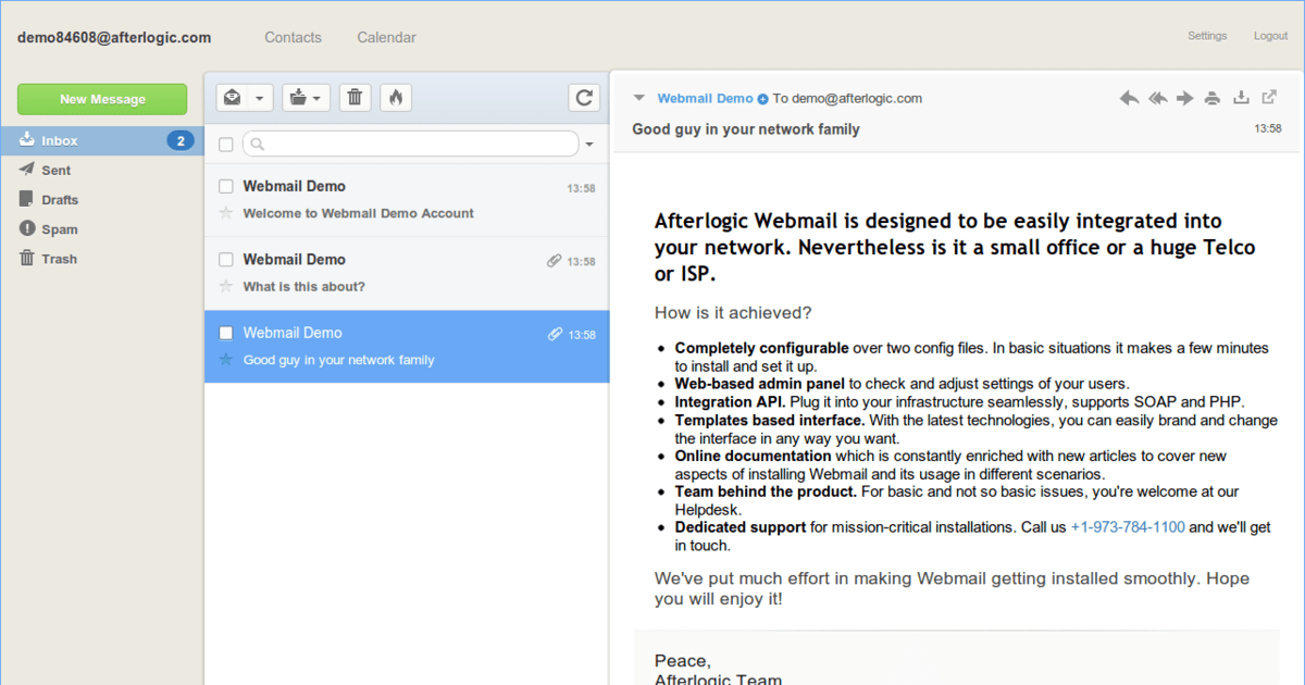 WebMail Pro for PHP v9.7.1