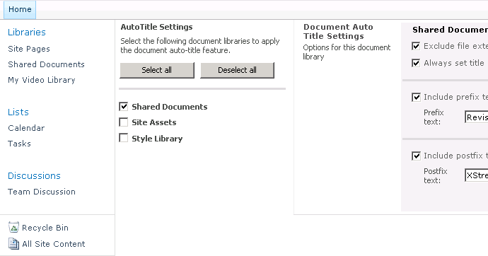 SharePoint Document Auto Title v1.7.0.810