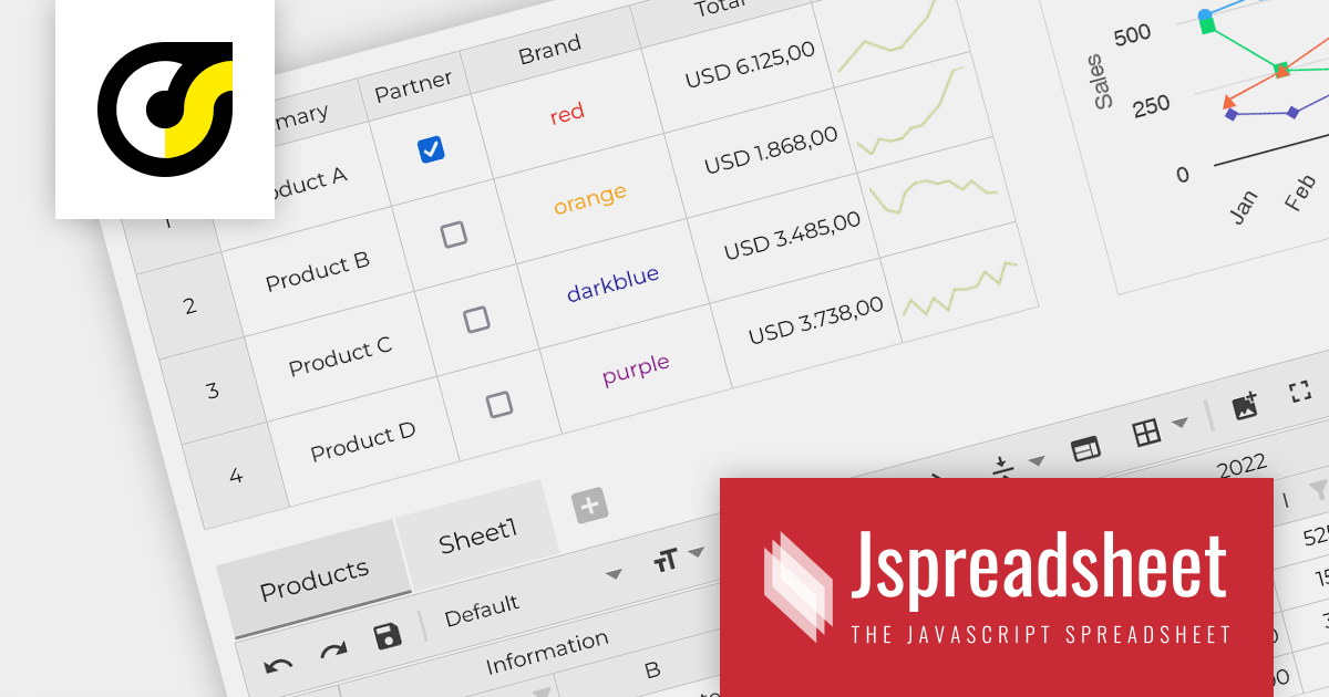 Jspreadsheet Joins ComponentSource
