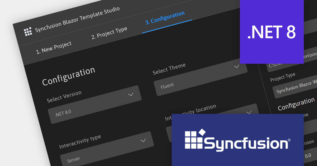 Syncfusionで最先端の.NET 8アプリケーションを構築