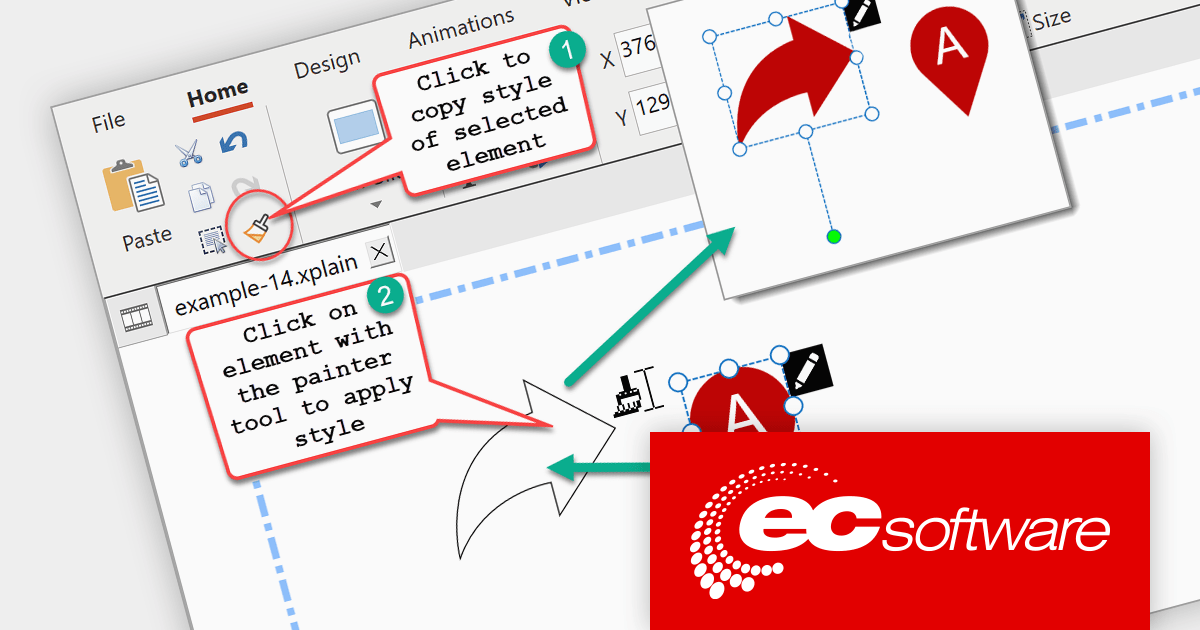 Quickly Copy and Apply Formatting to Objects Quickly Copy and Apply Formatting to Objects