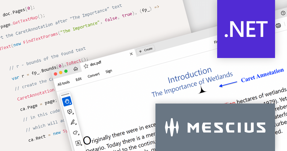 Enhance PDF Document Reviews with Caret Annotation