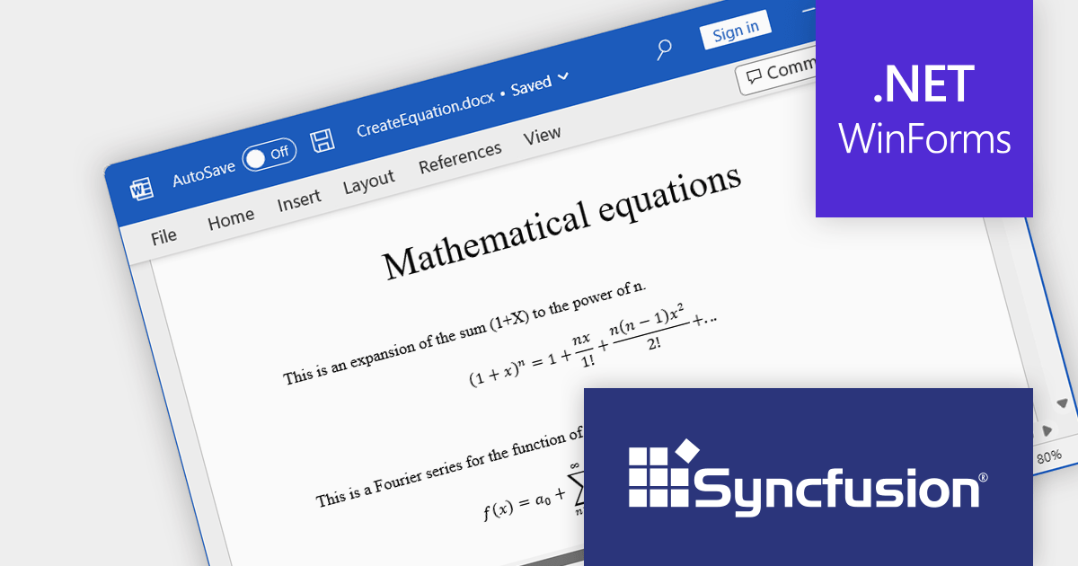 Add LaTeX Equations to Word Documents