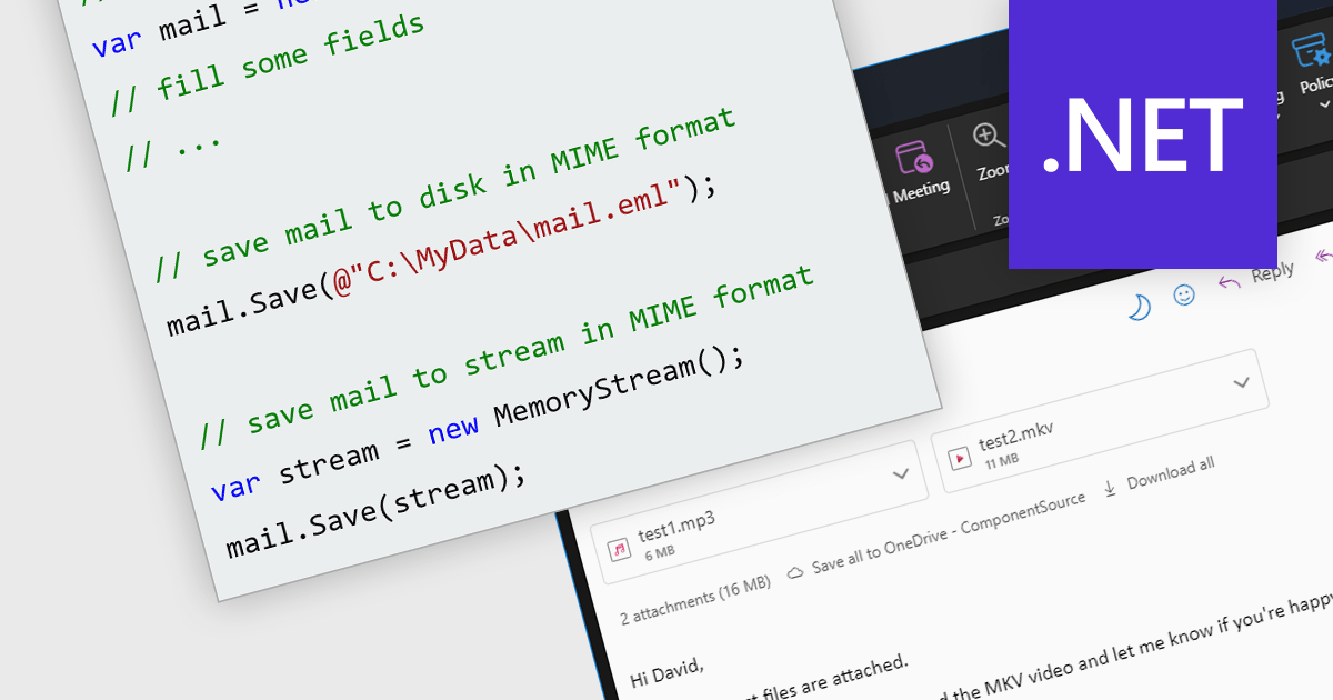 Send Emails with Attachments from .NET Apps