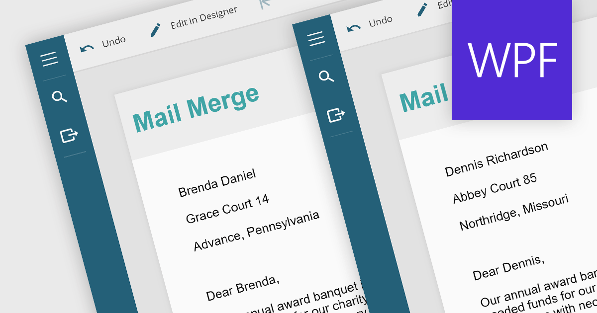 Personalize Report Output with Mail Merge
