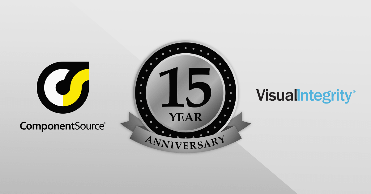 ComponentSource celebra 15 años de colaboración con Visual Integrity
