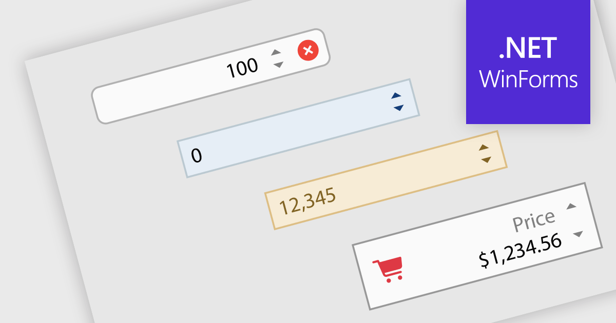 Ensure Accurate Input with Numeric Spin Controls