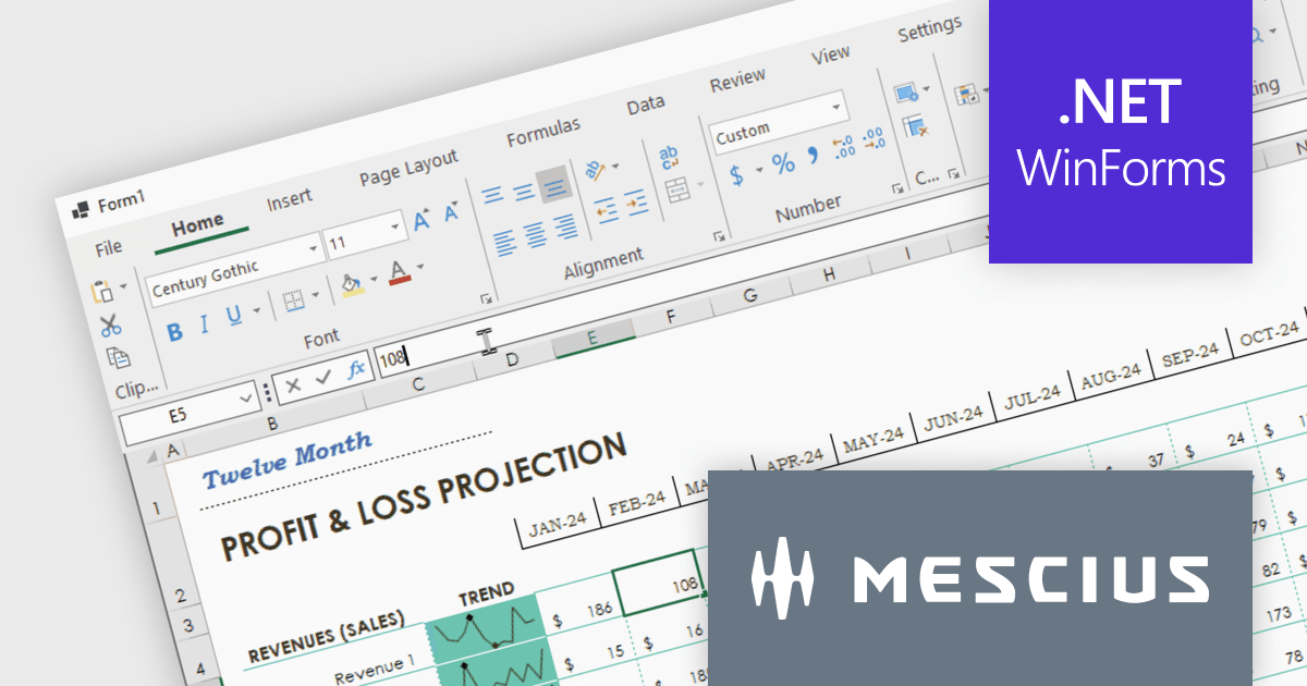 Add a .NET Spreadsheet Ribbon Bar using C#