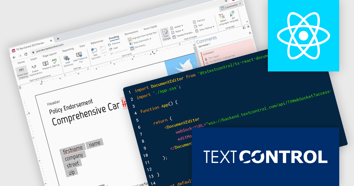 Mejore sus aplicaciones React con edición de documentos