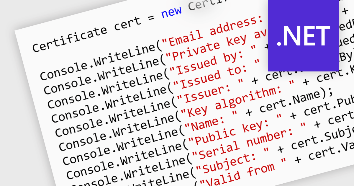Enable Secure Communication in Your .NET Apps